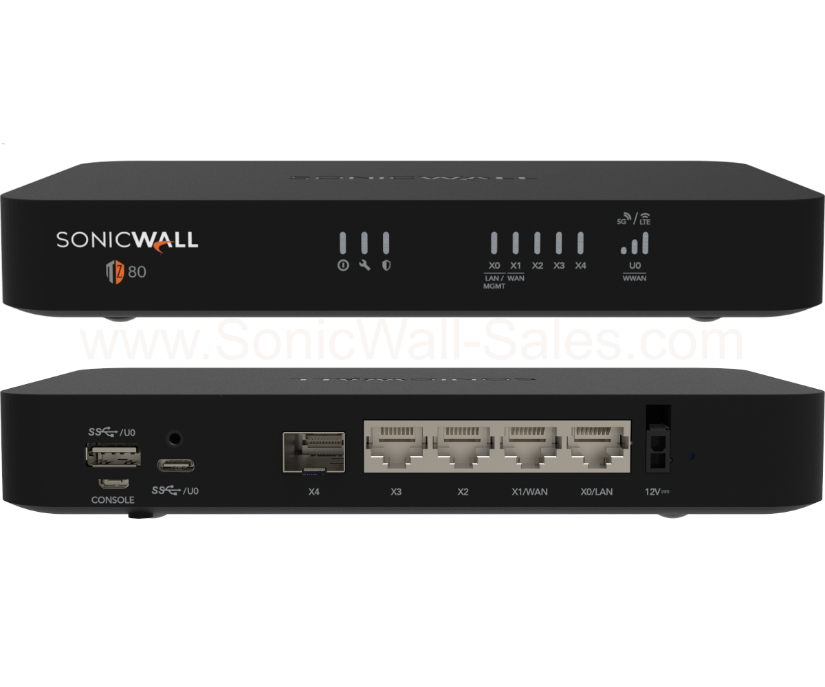 SonicWall TZ80 TotalSecure - Advanced Edition (1 Year)