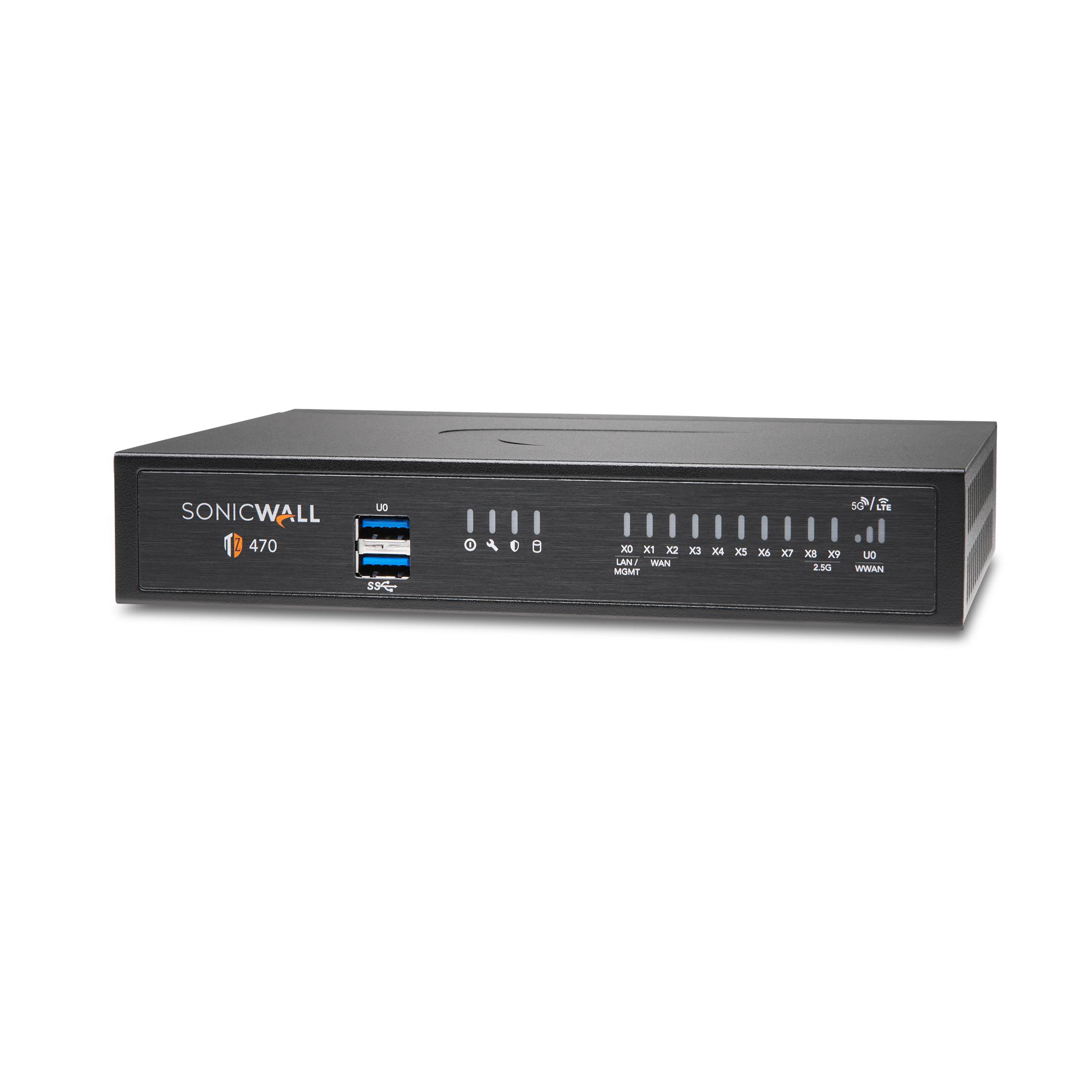 SonicWall TZ470 Secure Upgrade Plus - Essential Edition (3 Years)